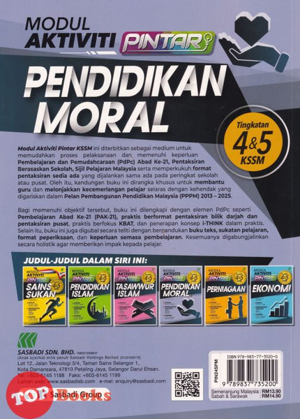 [TOPBOOKS Sasbadi] Modul Aktiviti Pintar Pendidikan Moral Tingkatan 4