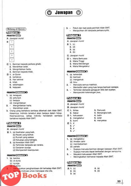 [TOPBOOKS PEP] Modul Pentaksiran Smart Tutor Pendidikan Islam Tingkata