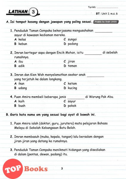 [TOPBOOKS Sasbadi] Modul Latihan Asas Bahasa Melayu Tahun 4 KSSR Semak