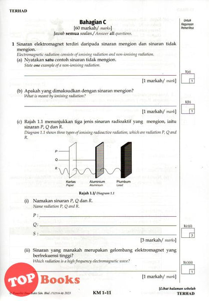 [topbooks Ilmu Bakti] Kertas Model Uasa Pentaksiran Sumatif Pbd Sains