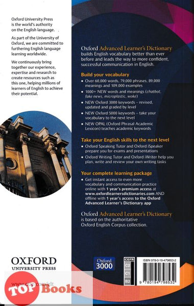 [TOPBOOKS Oxford Press] Oxford Advanced Learner's Dictionary 10th Edit