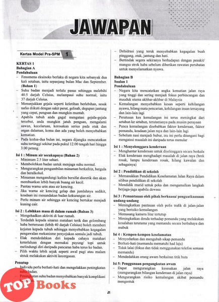 [topbooks Cemerlang] Selangkah Ke Hadapan Kertas Model Pra Spm Bahasa