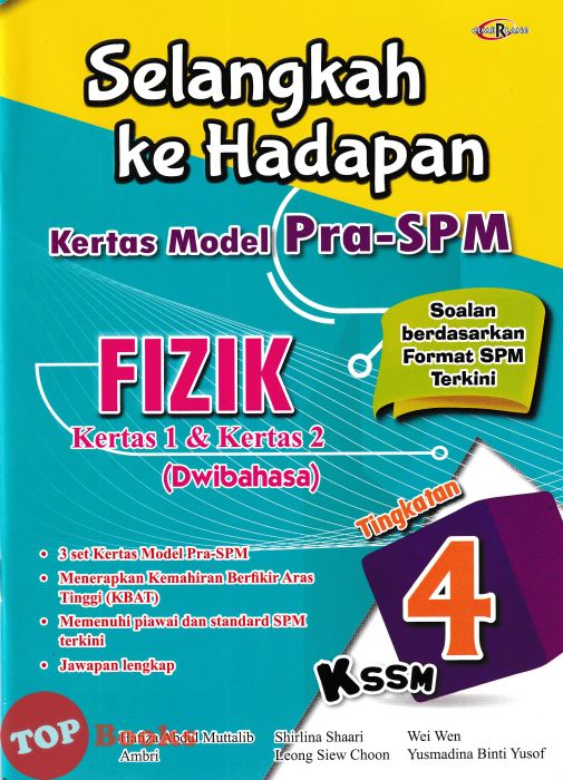 [topbooks Cemerlang] Selangkah Ke Hadapan Kertas Model Pra Spm Fizik T
