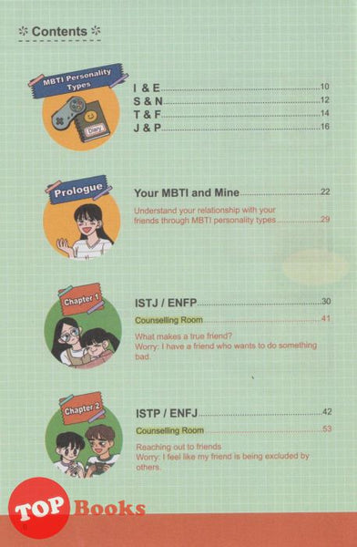 [TOPBOOKS Apple Comic] Our MBTI 16 Personality Types : Friendship Guid