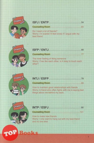 [TOPBOOKS Apple Comic] Our MBTI 16 Personality Types : Friendship Guid