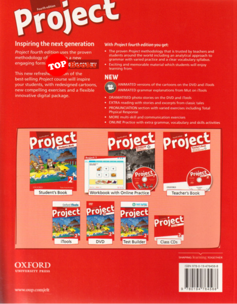 [TOPBOOKS Oxford] Project Student's Book 2 with Audio CD & Online Prac
