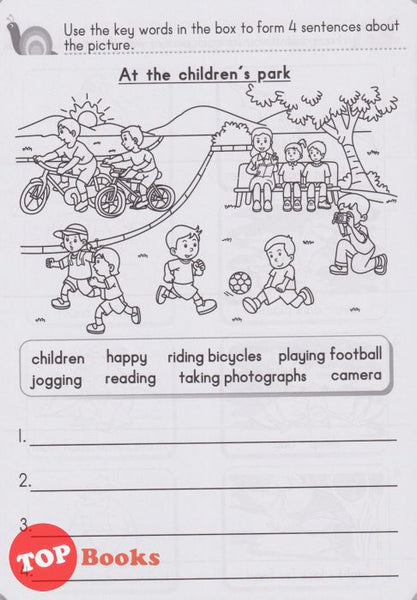 [TOPBOOKS GreenTree Kids) Learn And Practise Sentence building Ages 4-