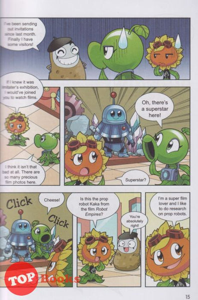 [TOPBOOKS Apple Comic] Plants vs Zombies 2 Robots Comic I'm A Supersta
