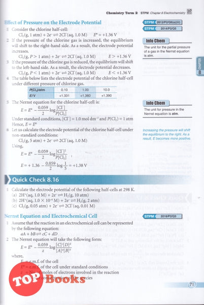 [TOPBOOKS Pelangi] PRE-U STPM Text Chemistry Term 2 (2019)