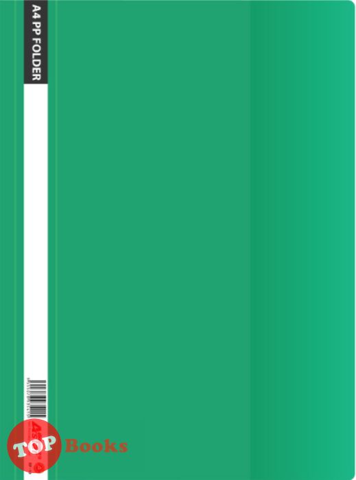 [TOPBOOKS AStar] A4 PP Folder RP10 Report File (Dark Green)