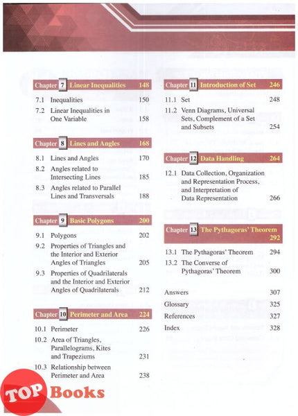 [TOPBOOKS Pelangi Teks] Mathematics Form 1 KSSM DLP
